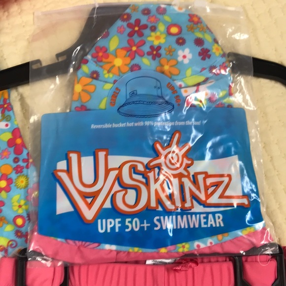 uvskinz | Swim | New Uv Skinz Girls 3piece Swim Set Upf 5 | Poshmark